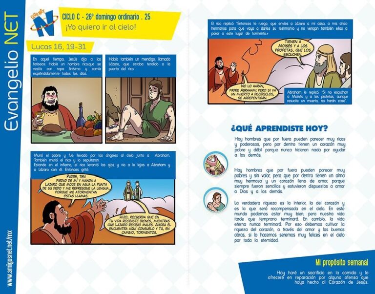 Lecciones de la historia del rico y Lázaro en Lucas 16