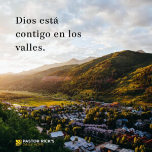 Significado de Dios como Dios de las colinas y los valles