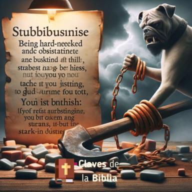 Terquedad según la Biblia: Ser obstinado de cuello duro
